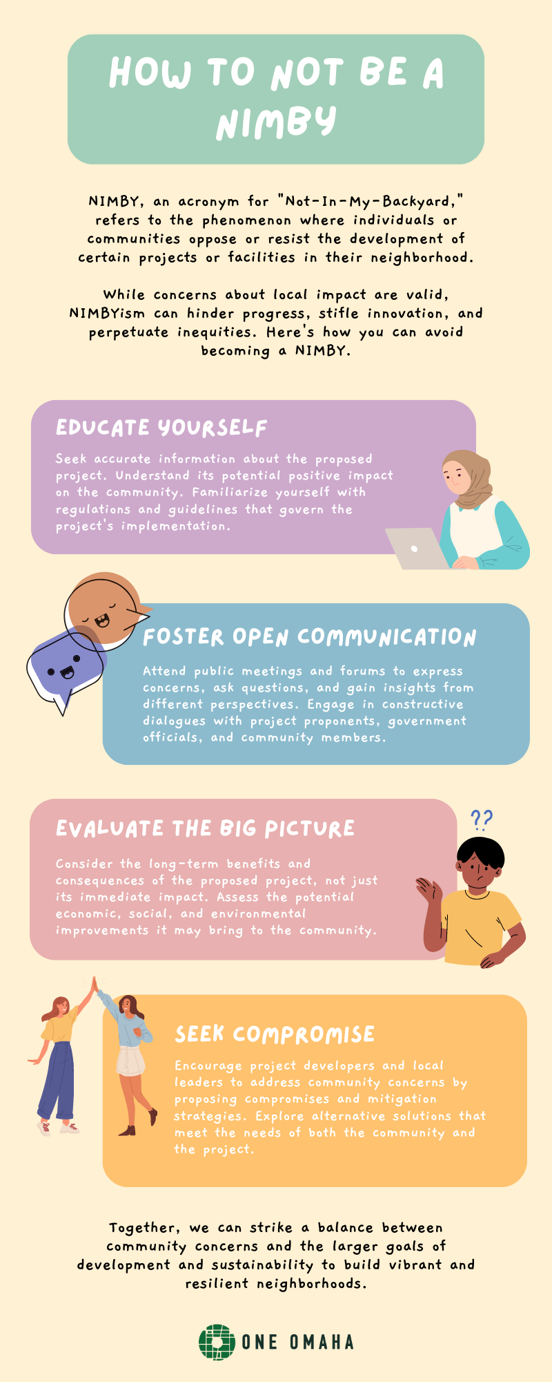 How to Not Be a NIMBY [Infographic] - One Omaha
